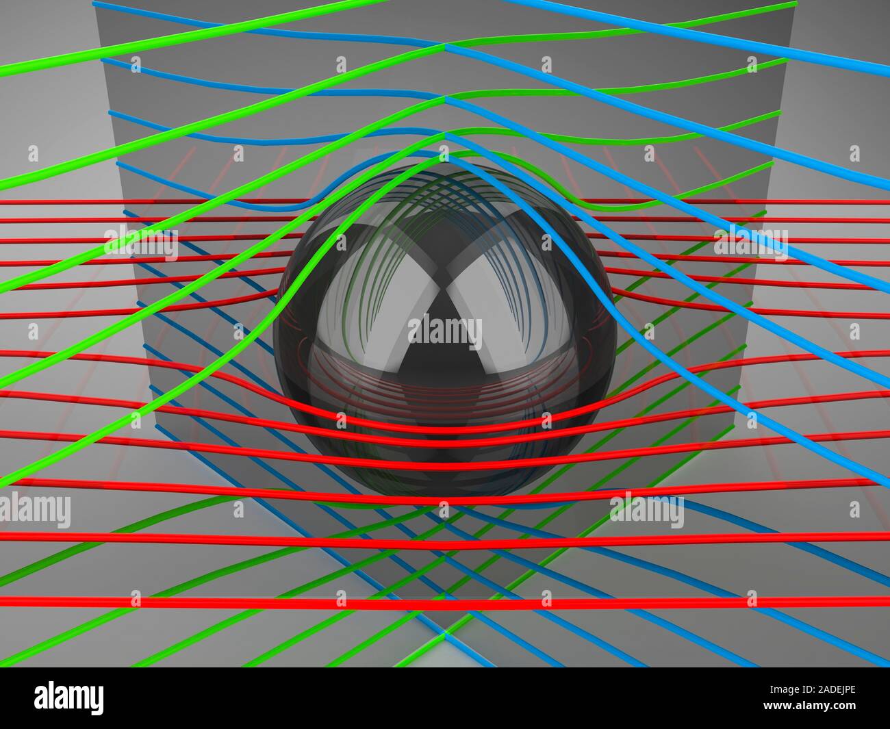 3D-spacetime. Conceptual illustration of a 3D-spacetime portion whose ...