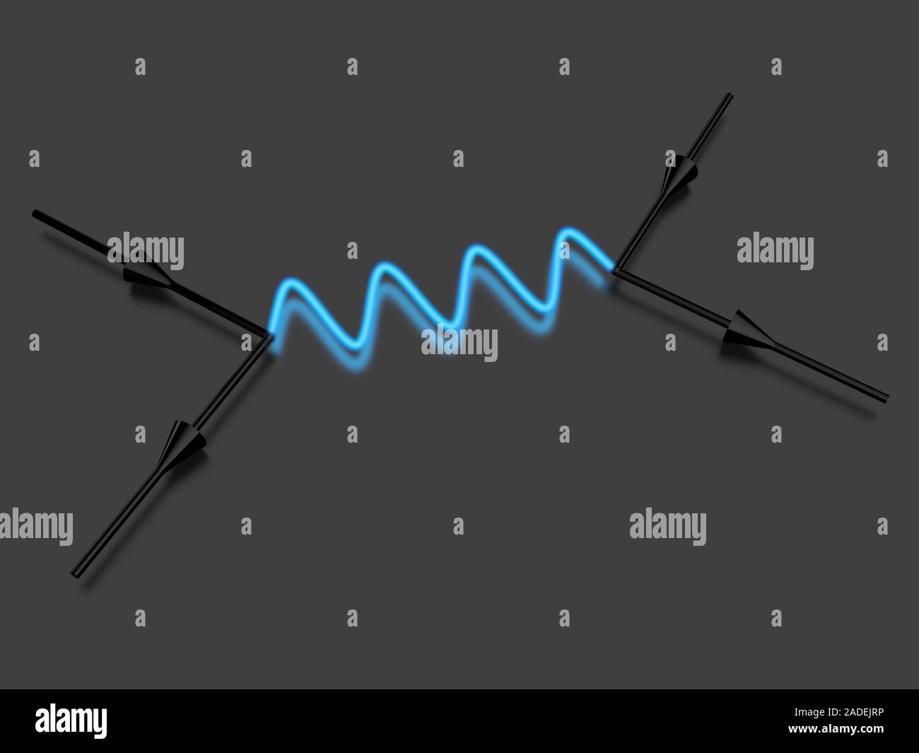 Feynman diagram. Computer artwork showing the Feynman diagram of the ...