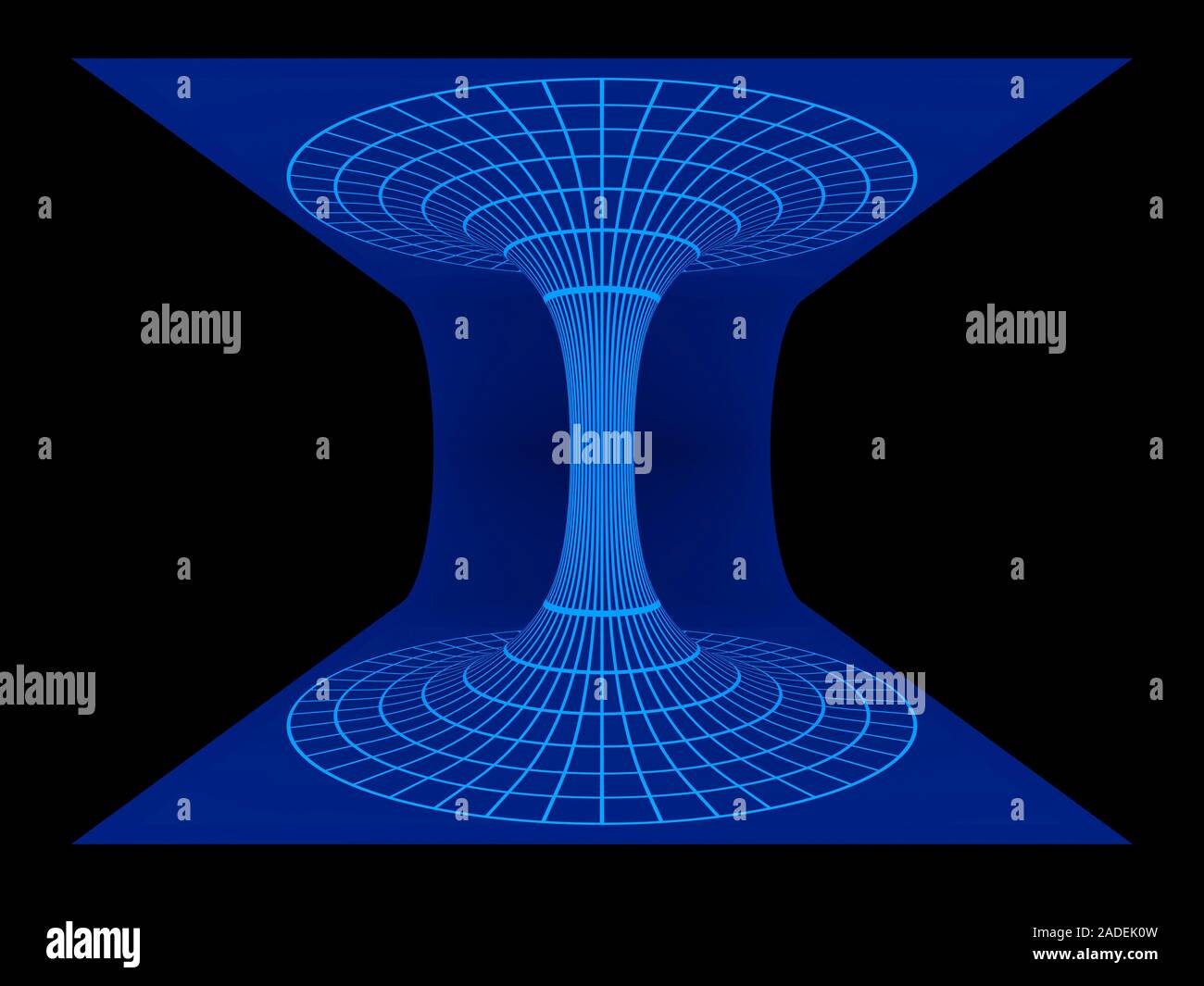 Wormhole Conceptual Computer Illustration Of A Tunnel Representing A Wormhole Wormholes Are A
