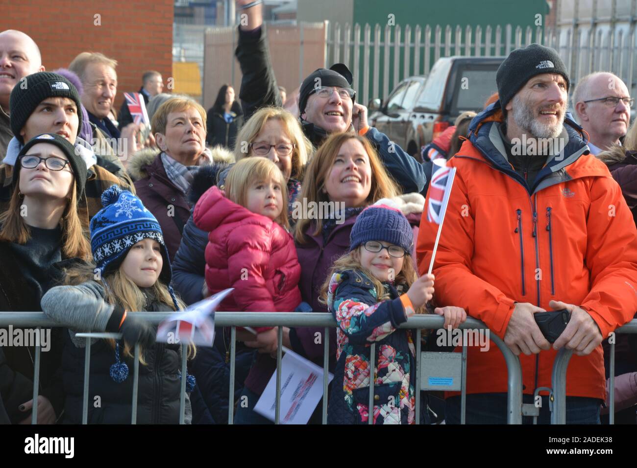 Lynsey Allen (centre) from Lee-on-the-Solent with daughters Florence ...