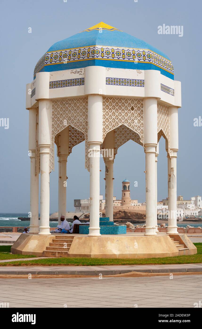 View to lighthouse Al Ayijah, Sur, province Ash Sharqiyah, Sultanate ...