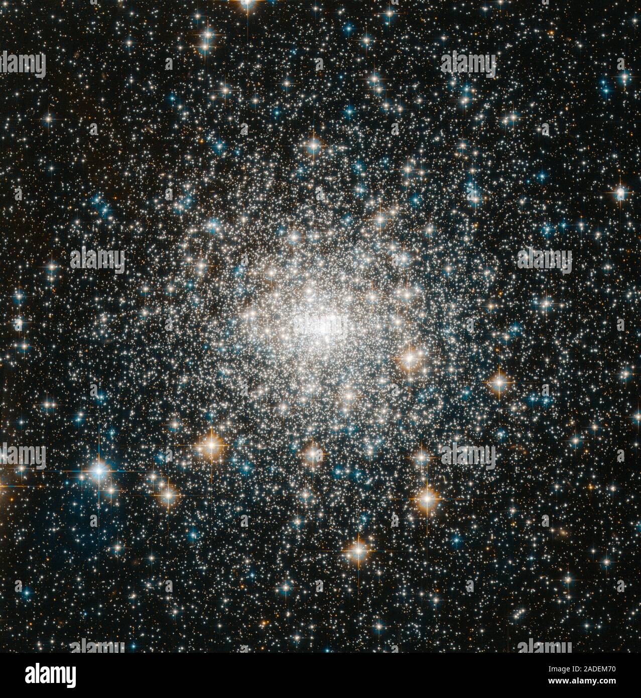 Messier 70 is a ball of stars (globular cluster) located in the ...
