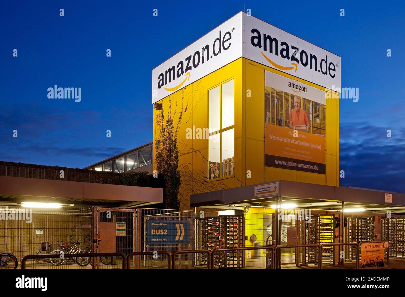 Amazon distribution center rheinberg germany hi-res stock photography ...