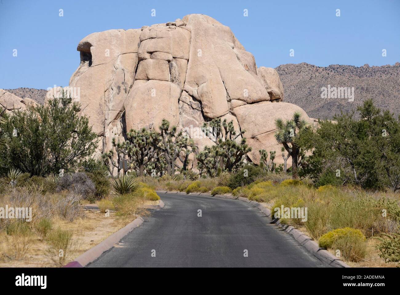 Road in front of boulder hi-res stock photography and images - Alamy