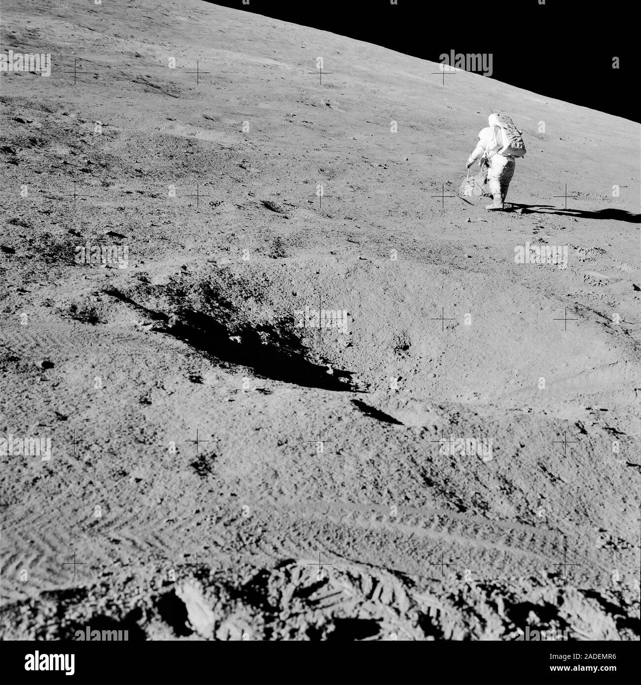 Apollo 15 lunar surface exploration, July 1971. US astronaut David ...