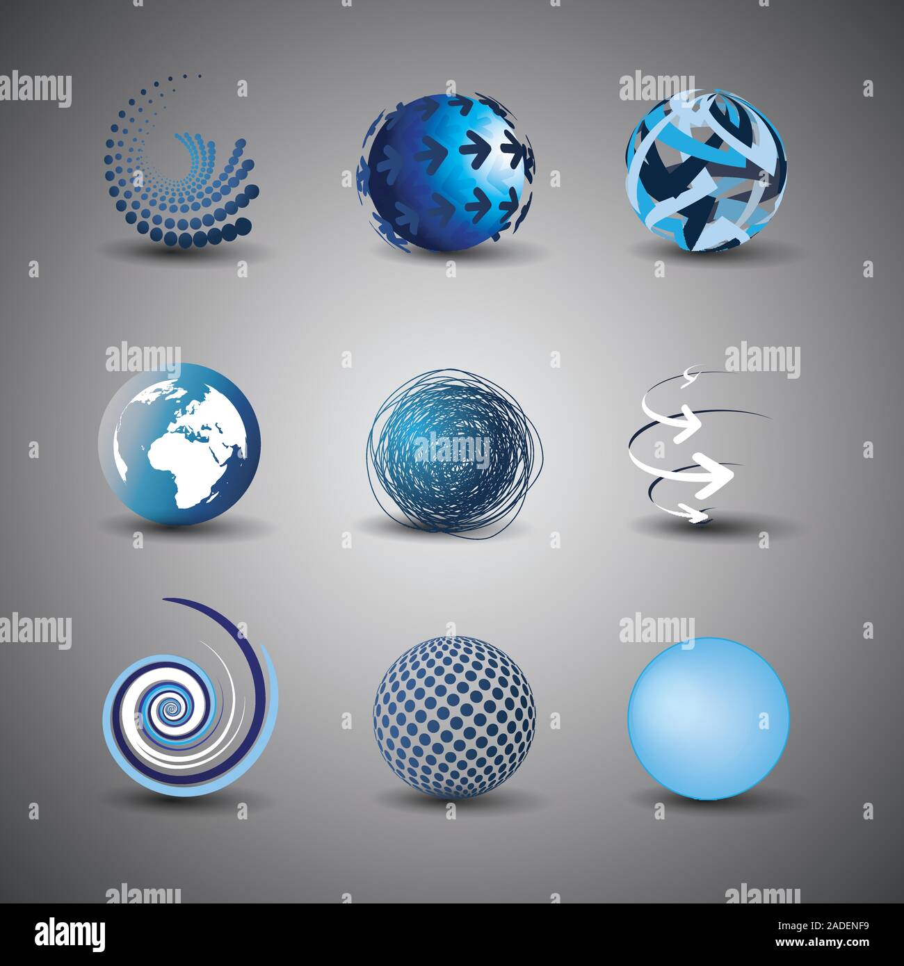 Collection Of Globe Designs Stock Vector Image & Art - Alamy