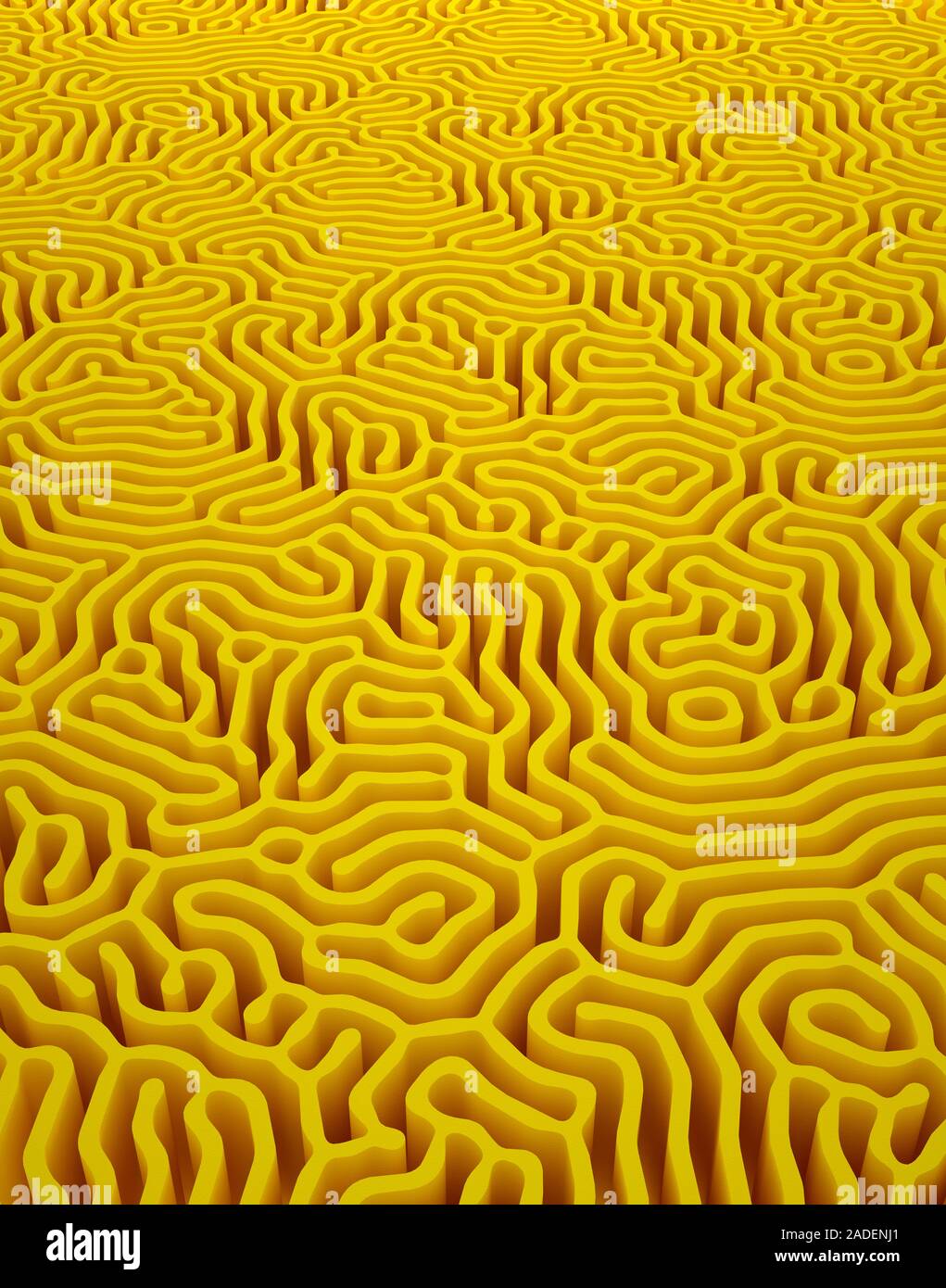 Illustration of an irregular labyrinth or maze Stock Photo - Alamy