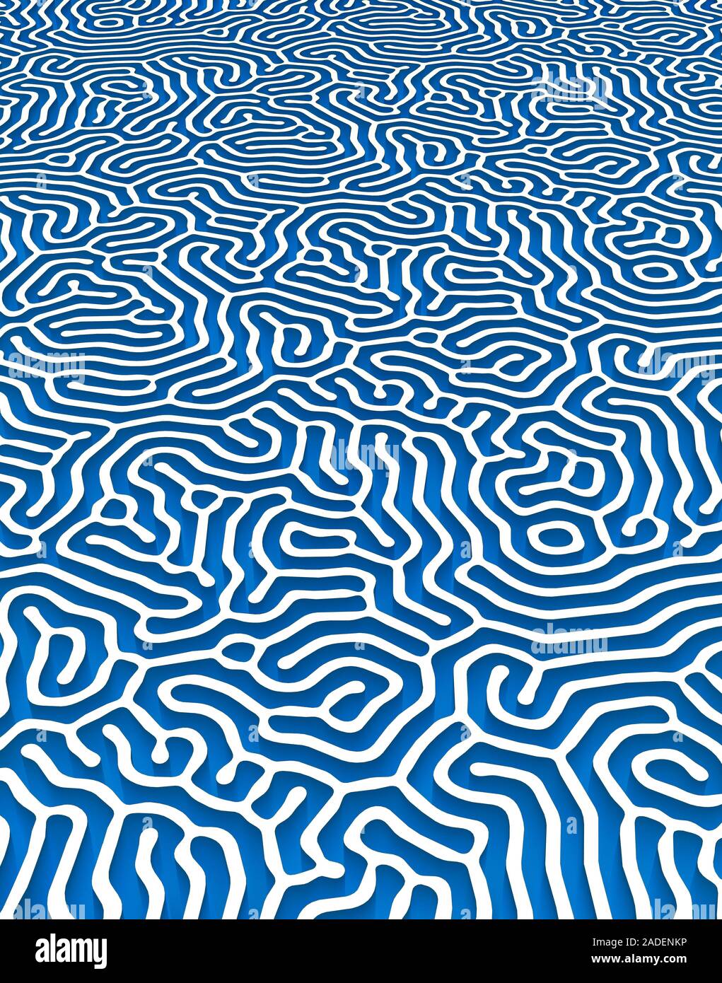 Illustration of an irregular labyrinth or maze Stock Photo - Alamy