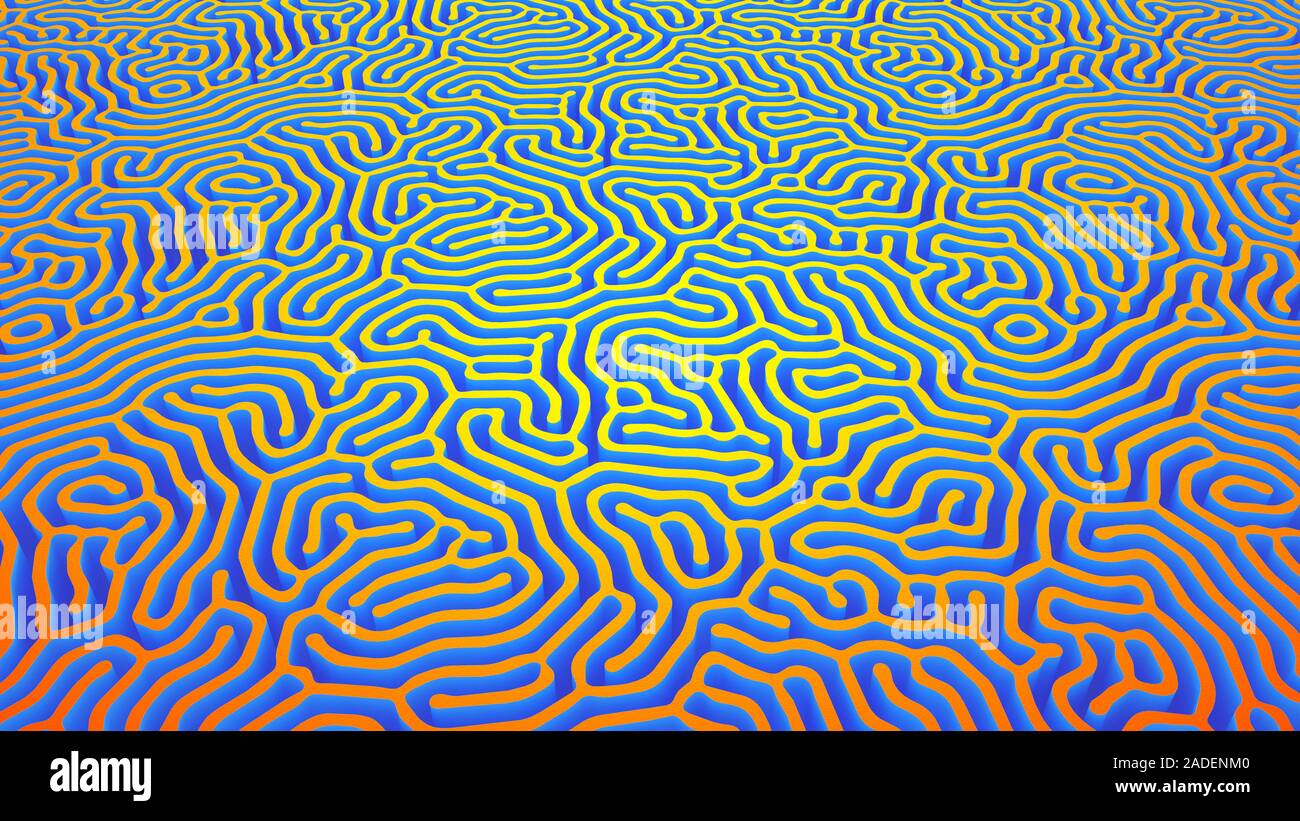 Illustration of an irregular labyrinth or maze Stock Photo - Alamy