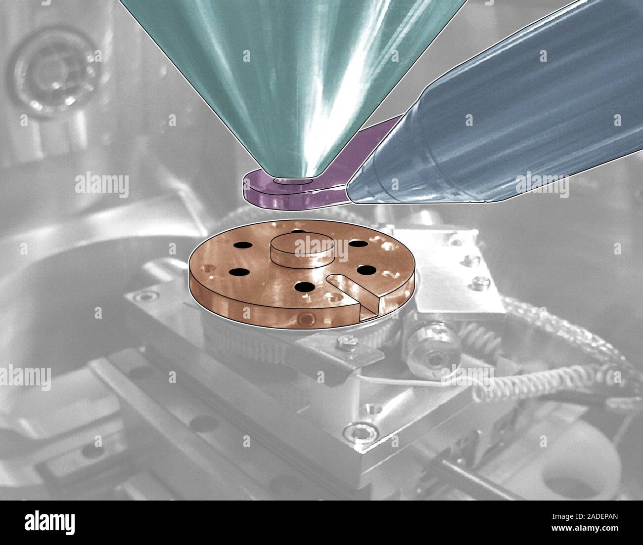 Inside a scanning electron microscope (SEM) chamber. Back-scattered ... Inside a scanning electron microscope (SEM) chamber. Back-scattered ...