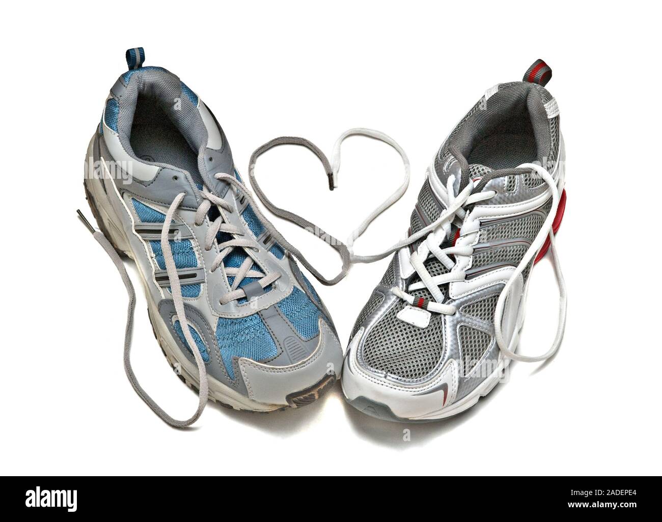 Sneakers isolated on white background Stock Photo - Alamy
