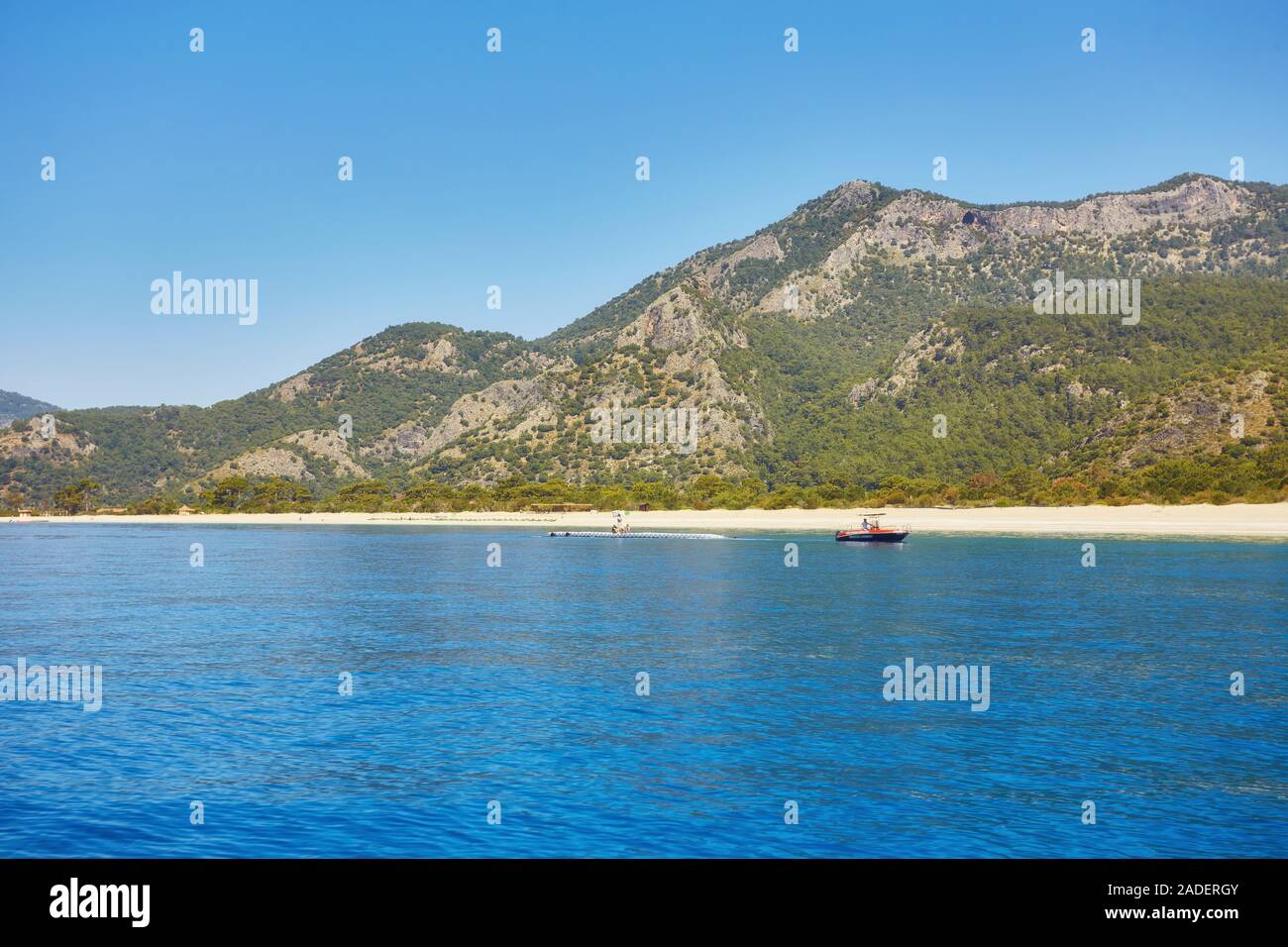 Dead Sea Oludeniz , Situated on Turkey of south-west coast, with it's ...