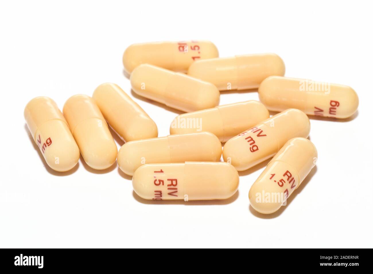 Rivastigmine dementia drug capsules. Rivastigmine is an ...