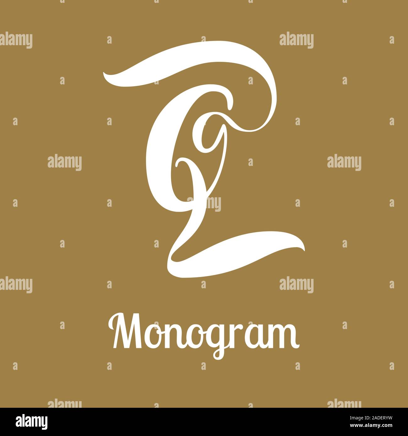 Brushpen calligraphy letter Q for branding Stock Vector Image & Art - Alamy