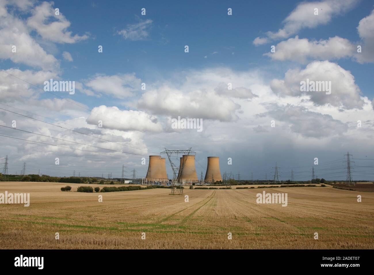 High Marnham power station, Nottinghamshire, UK. The station is ...