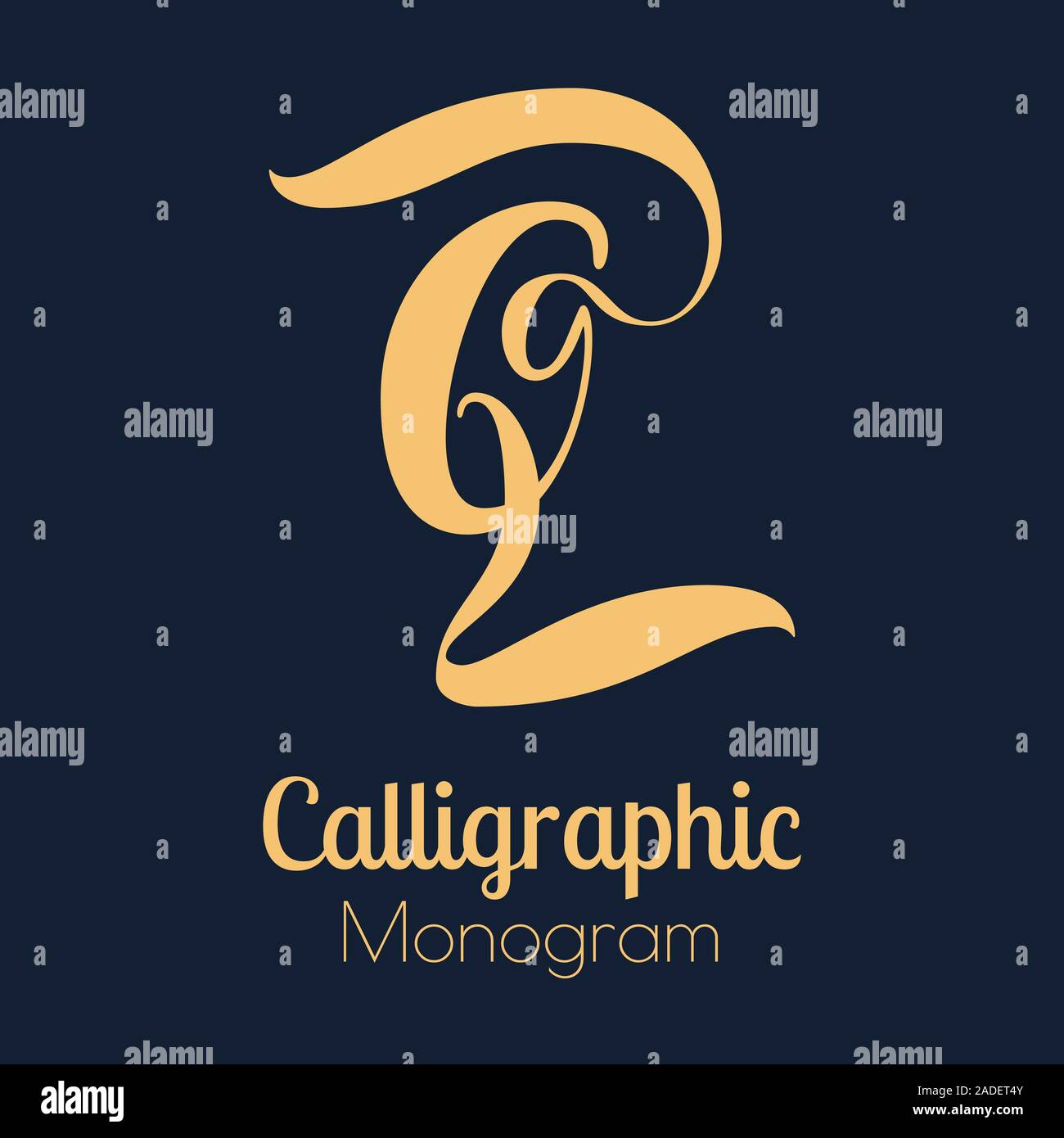 Brush lettering Q monogram design Stock Vector Image & Art - Alamy