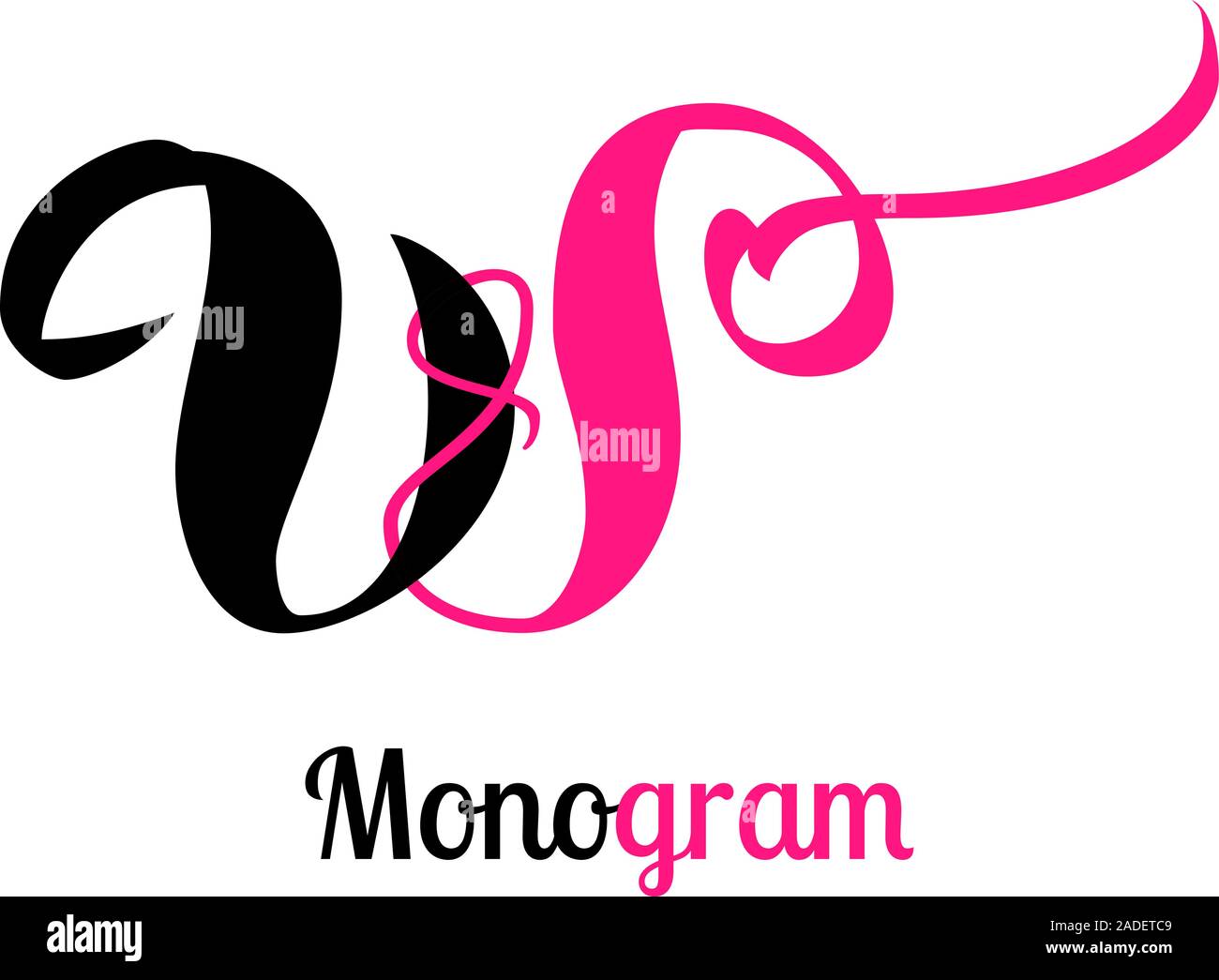 Pen monogram hi-res stock photography and images - Alamy