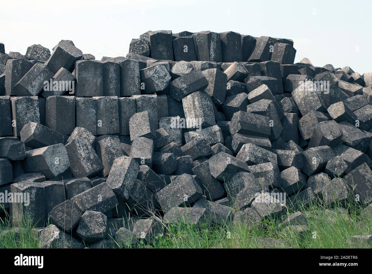 Concrete blocks manufactured and used in the Netherlands in the ...