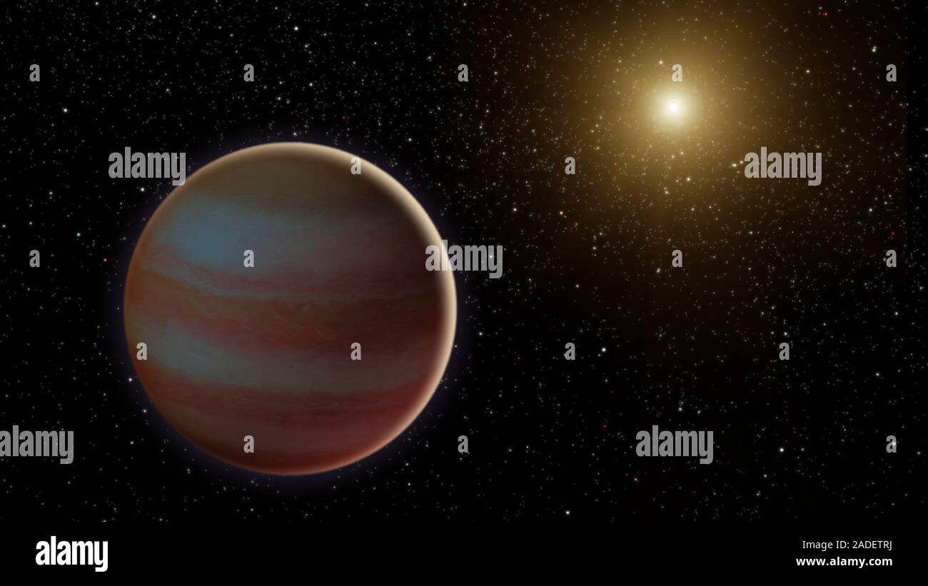 Illustration of brown dwarf OGLE-2015-BLG-1319. Brown dwarfs weigh ...