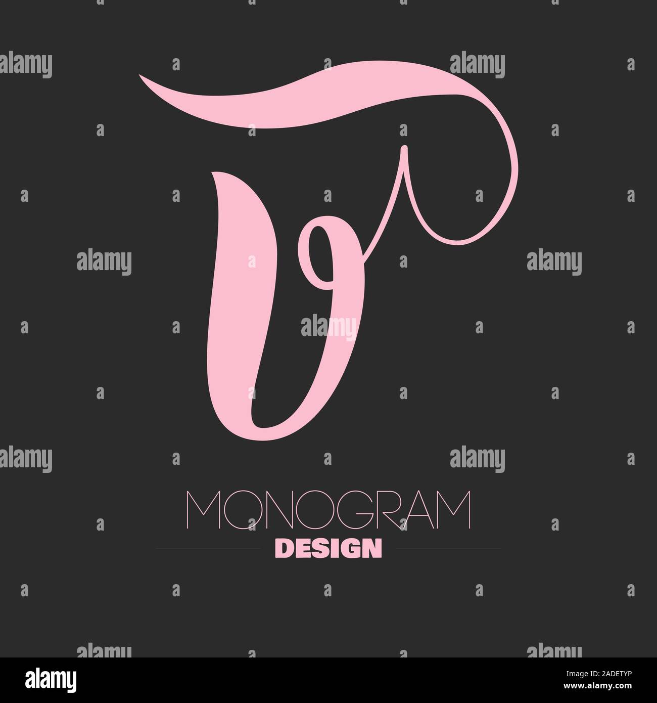 Stylized letter v logo Stock Vector Images - Alamy