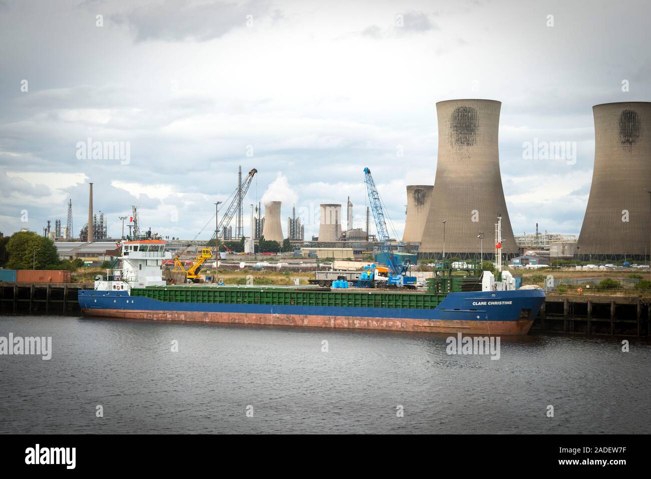 The Clare Christine, a general cargo ship currently with a British flag ...