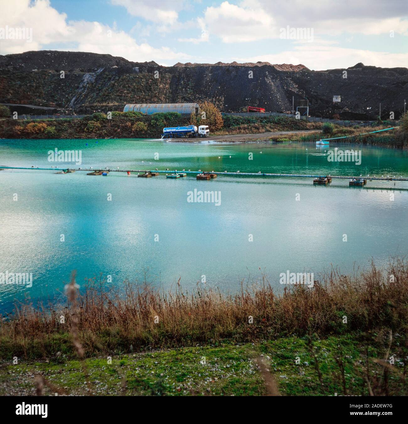 Rattlechain lagoon and tip, Tividale, 1994 - historic photo showing ...