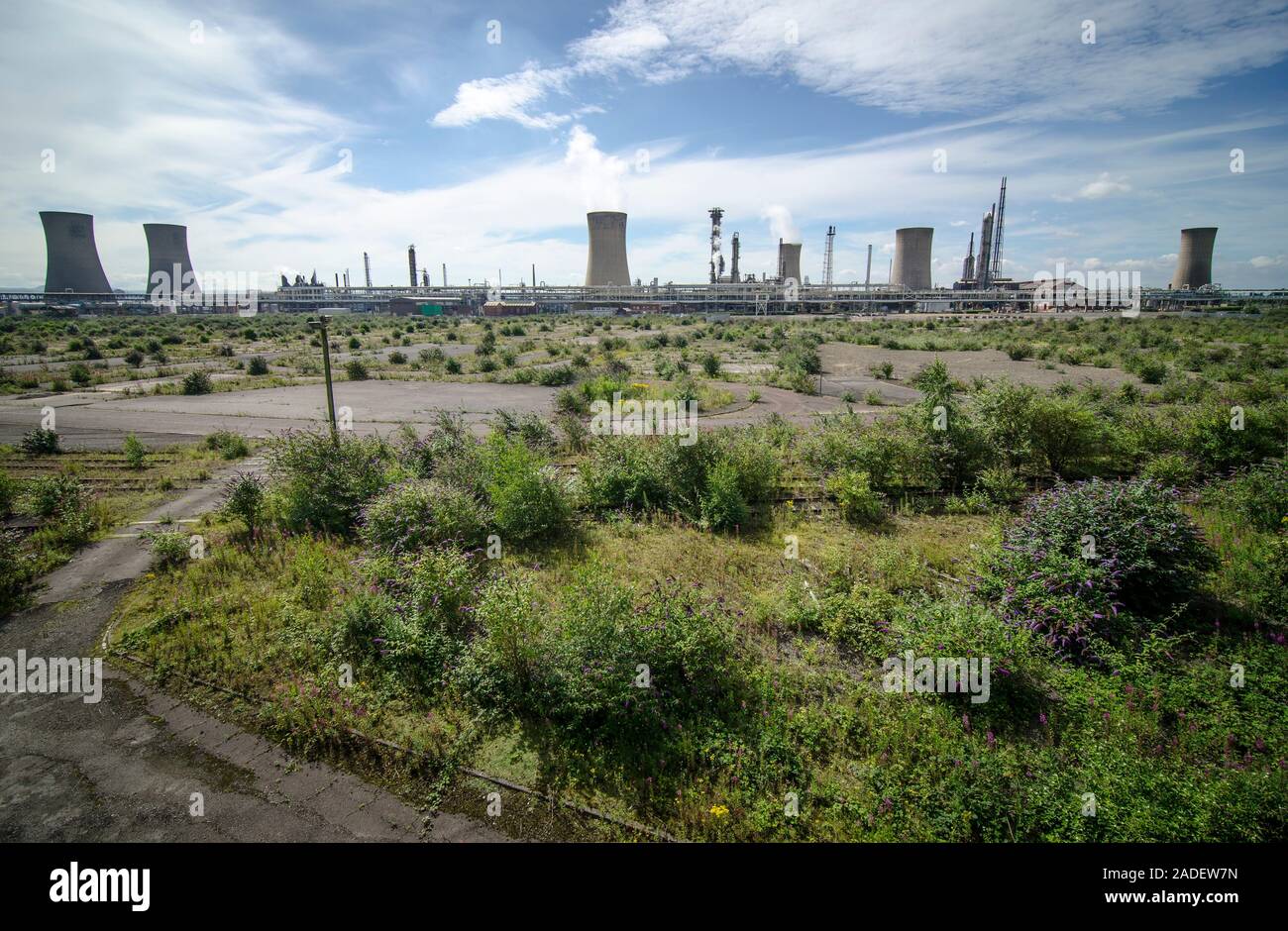 Billingham manufacturing plant in Teesside, UK, a large chemical works ...