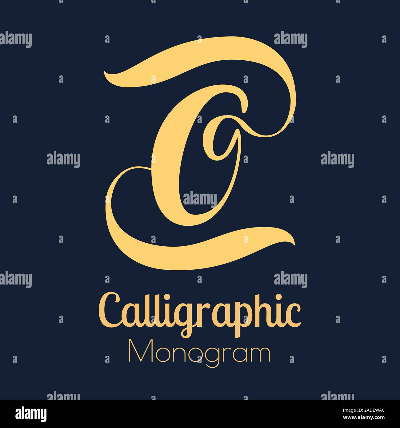 Brush lettering O monogram design Stock Vector Image & Art - Alamy