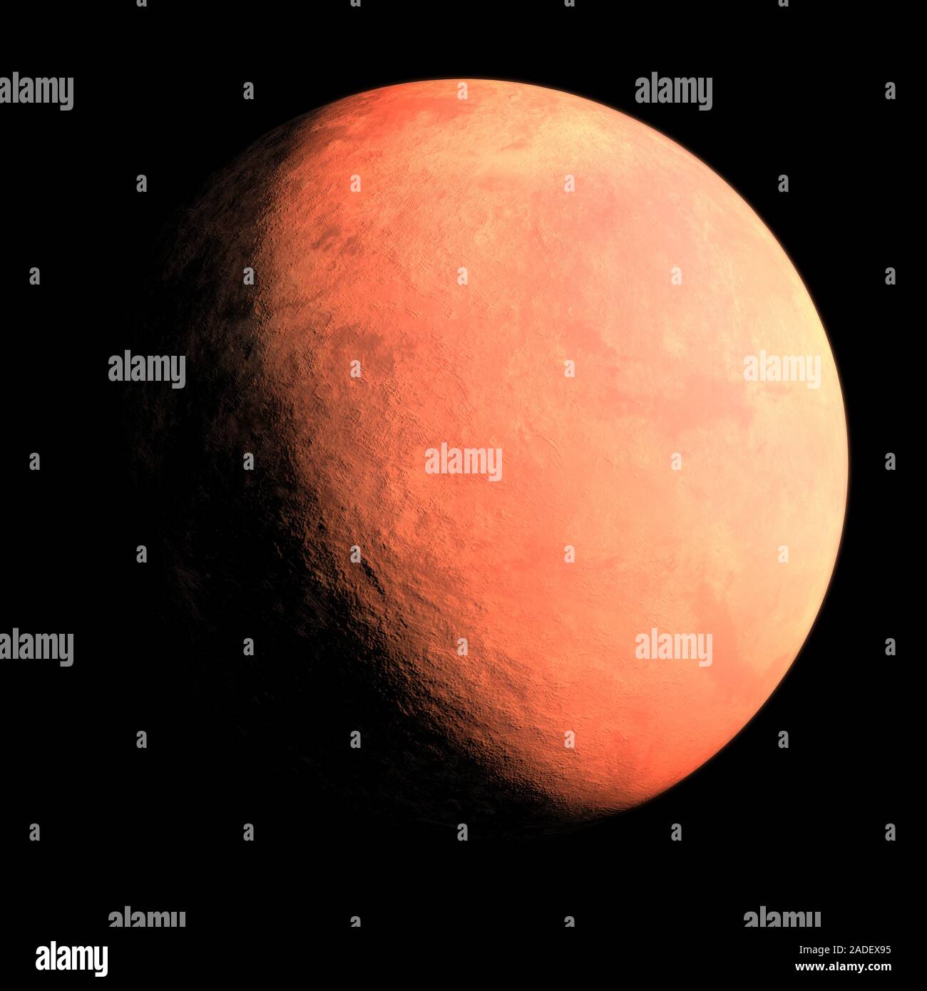 GJ 357 c exoplanet. Illustration of the exoplanet GJ 357 c, which ...