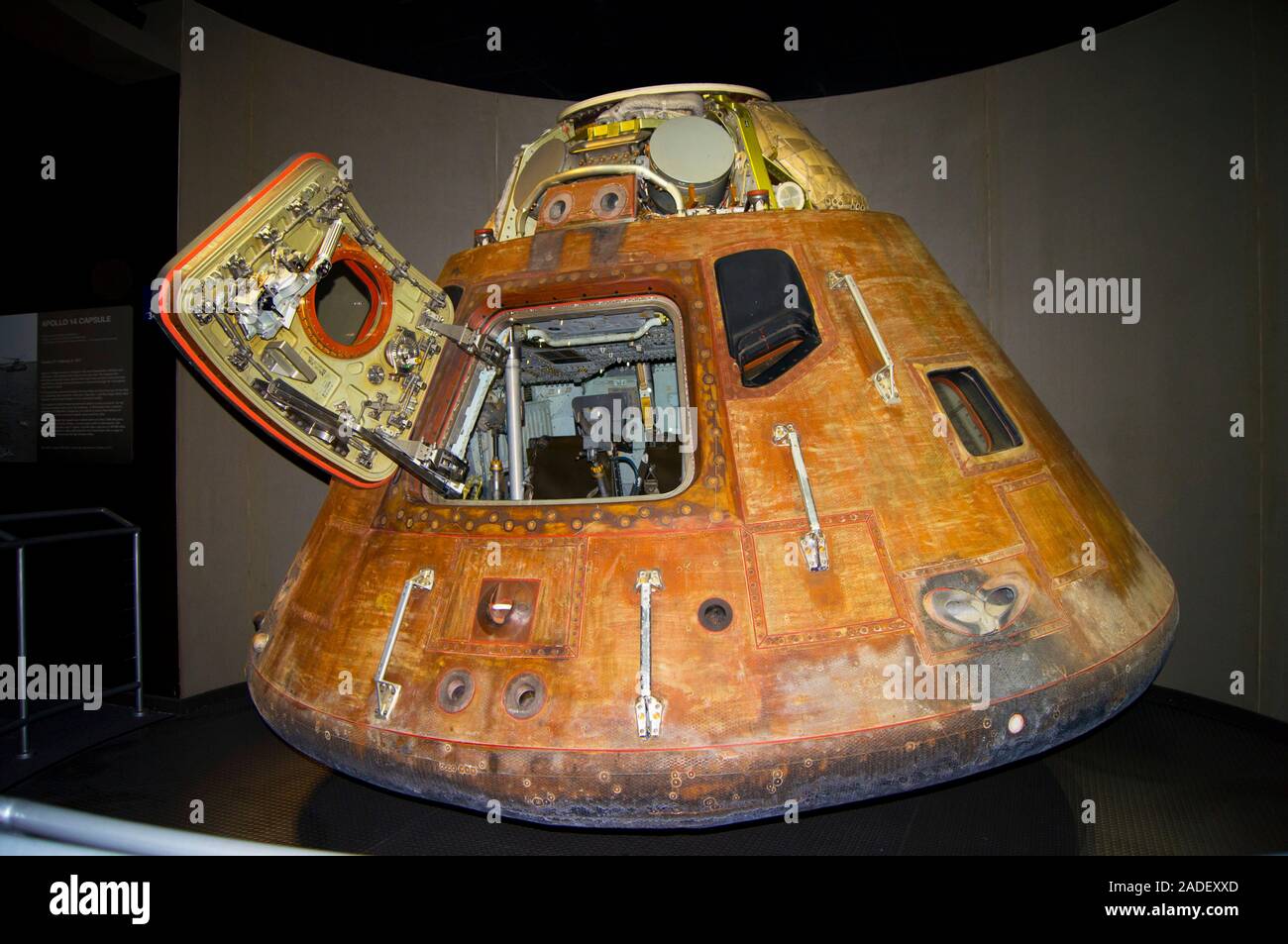 The flight model Apollo command module for the Apollo 14 mission on ...