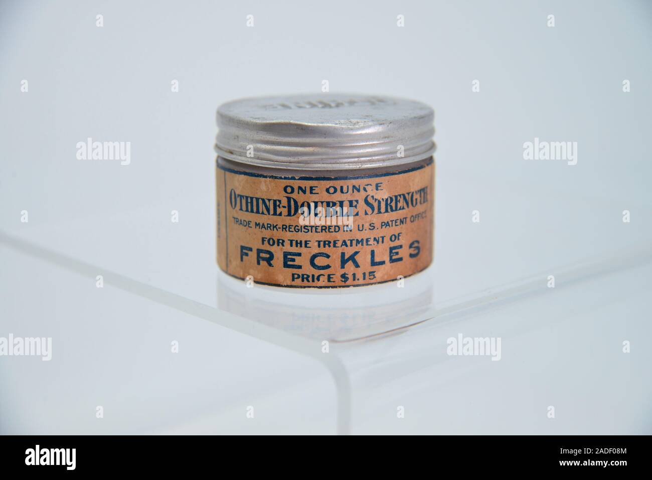 Editorial use only Toxic cosmetics product, 1930s. Named 'Othine', this ...