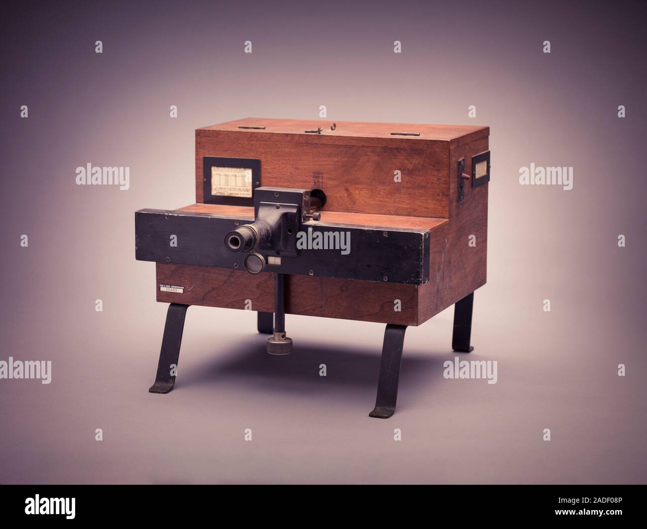 Editorial use only Spectrophotometer, 1930s. This device, designed by ...