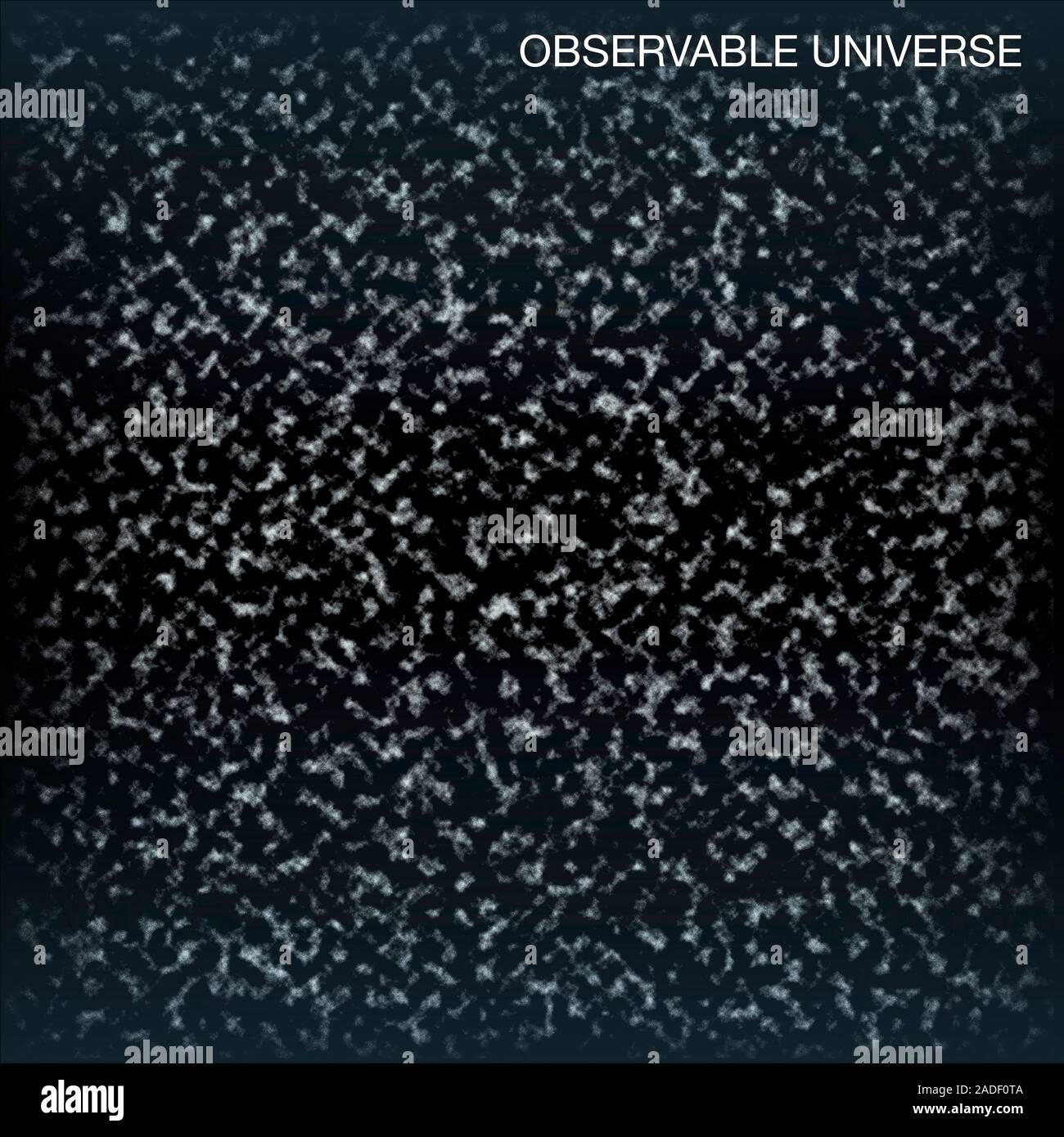 Earth's location in the observable universe, illustration. Image 8 of 8, showing the Earth's ...