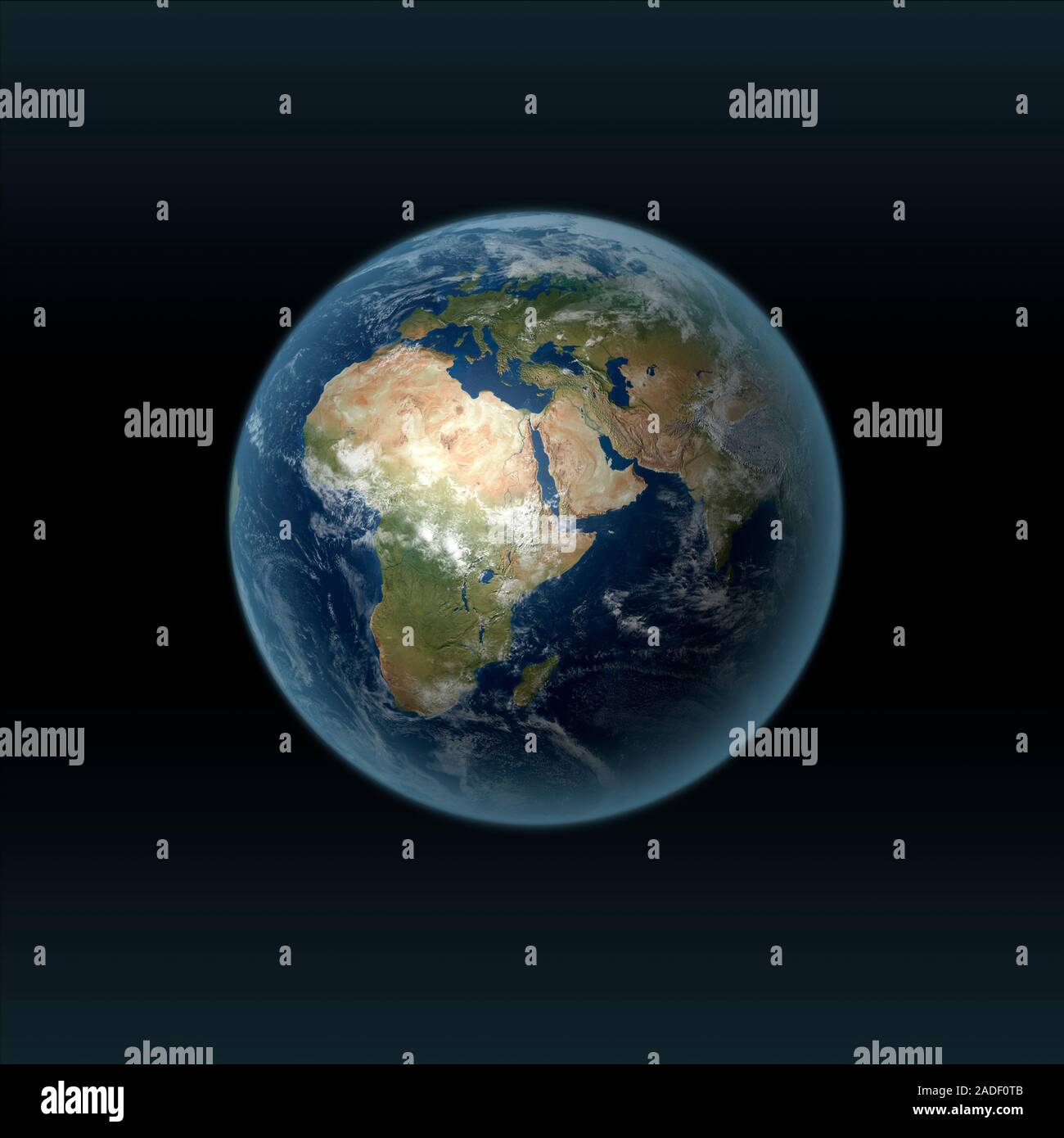 Earth's location in the universe, illustration. Image 1 of 8, showing ...