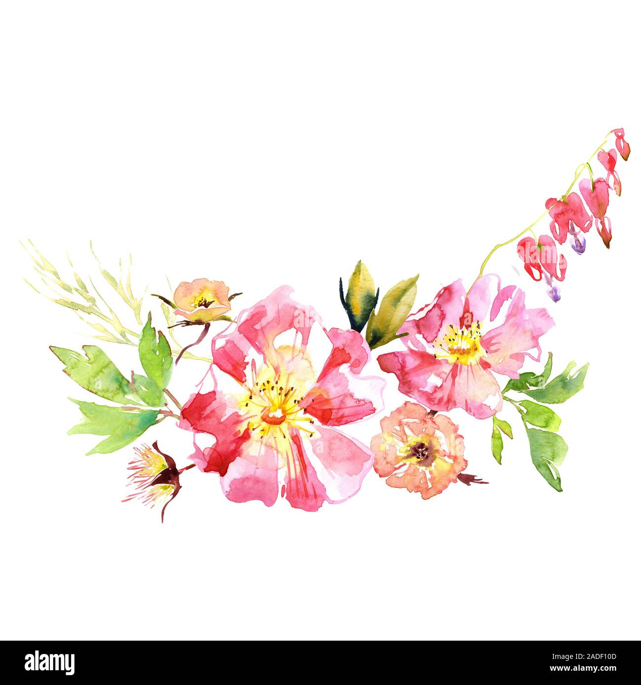 Wedding bridal romanric rustic warm seamless pattern. Hand drawing ...