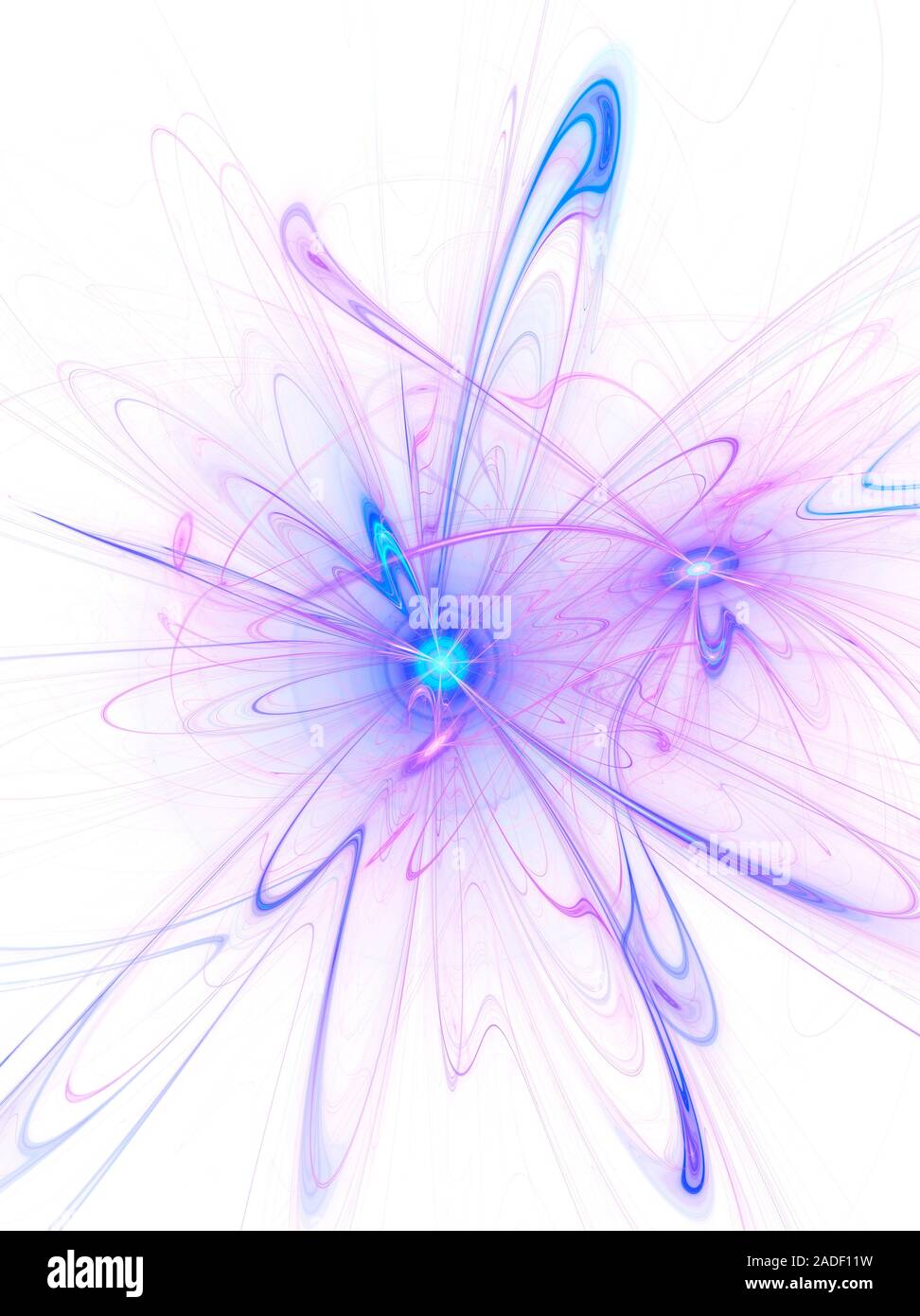 Conceptual illustration showing the atomic nucleus or quantum gravity ...