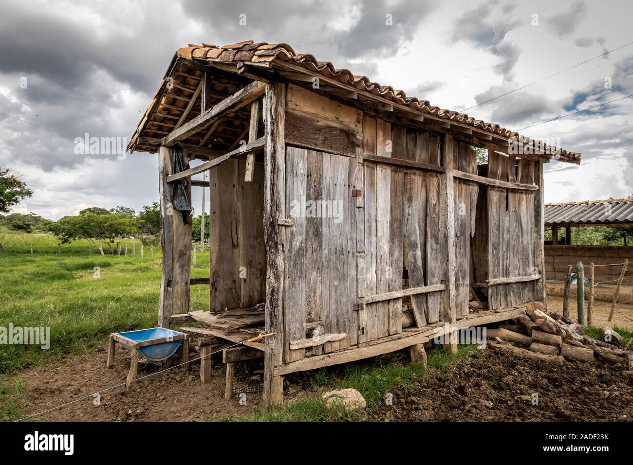 buildings of an old farm in the interior of Brazil Stock Photo - Alamy