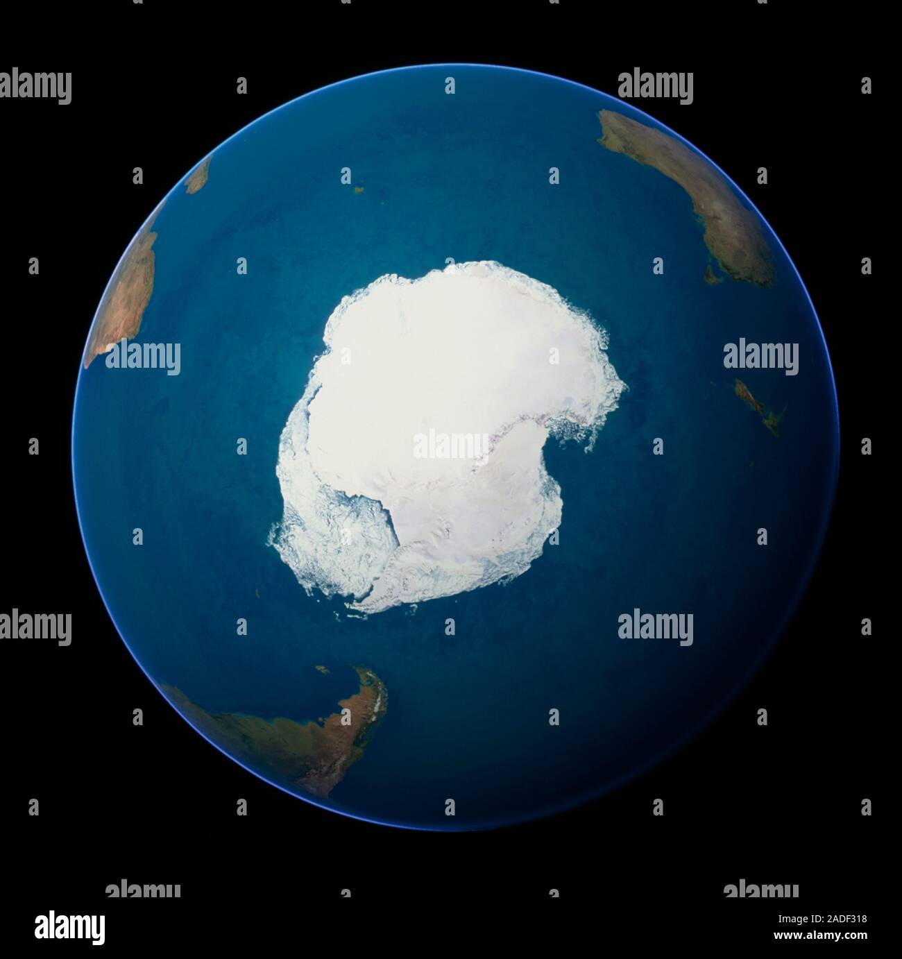 Earth From Space Southern Hemisphere