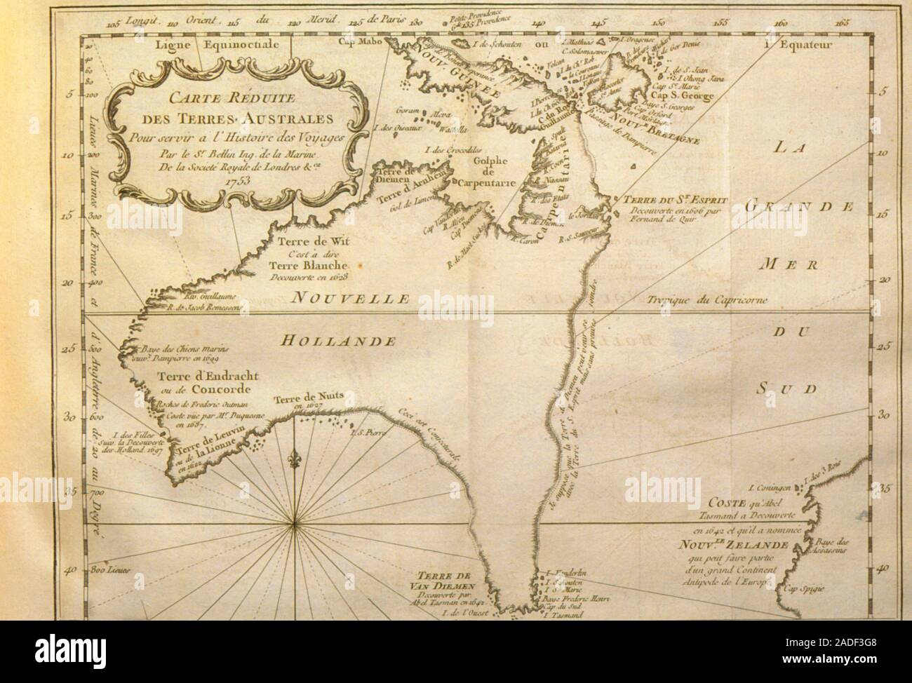 Historical map of Australia. A historical map of Australia, first ...