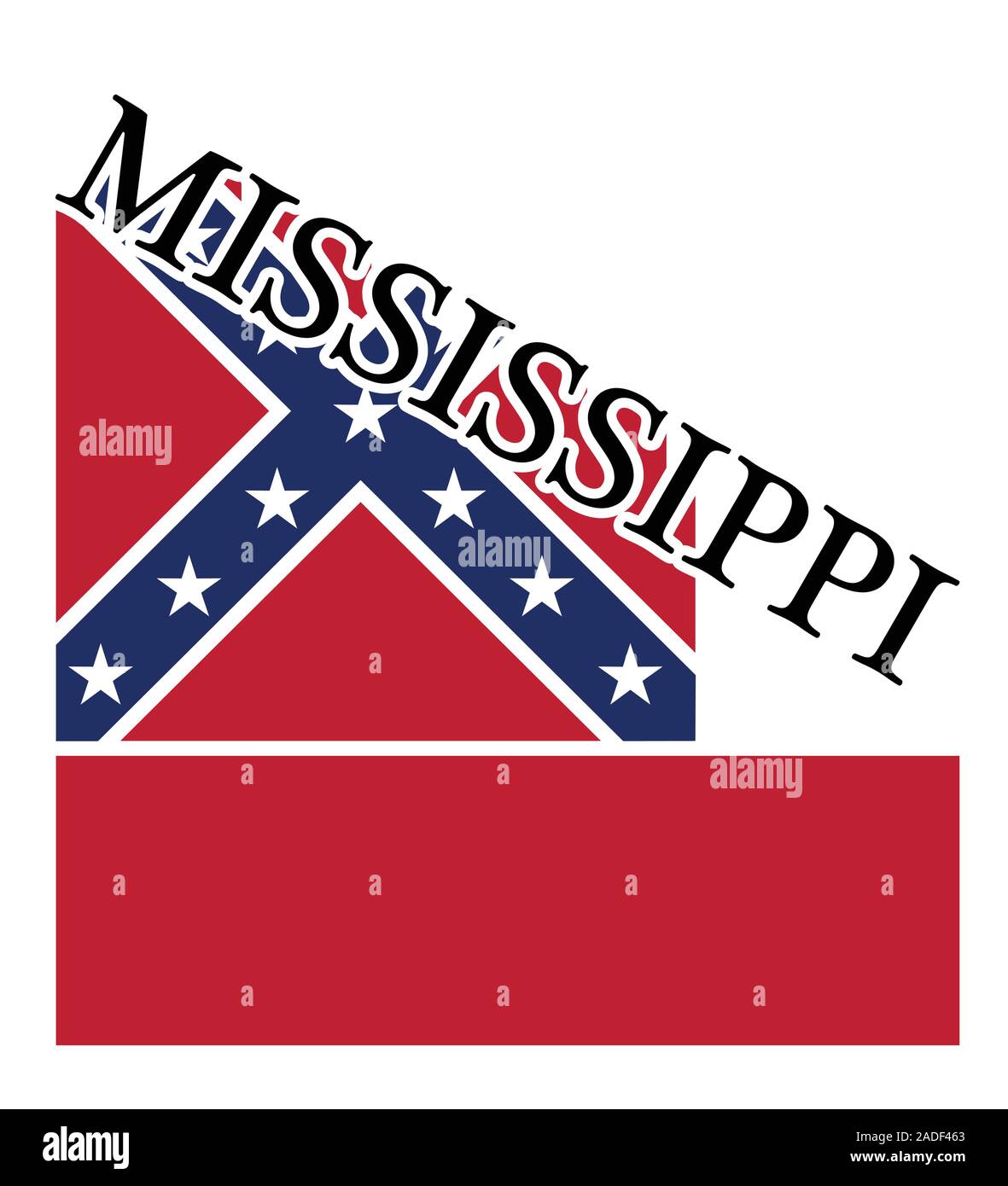 Mississippi flag background Stock Vector Images - Alamy