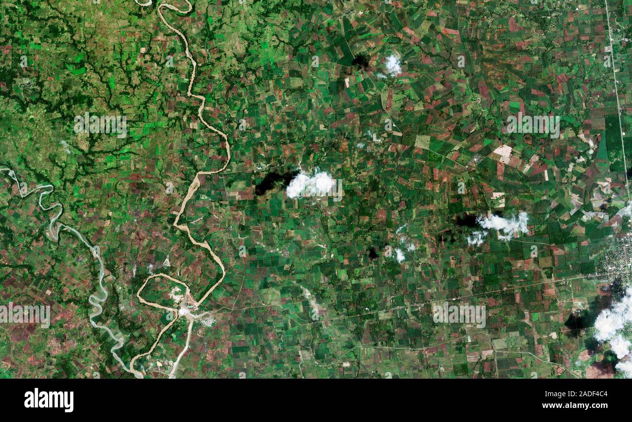 Mindanao Island, Philippines, Ikonos satellite image. Mindanao is one ...