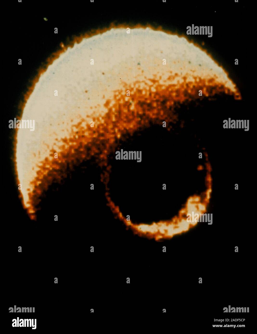 A complete loop of the aurora borealis, the Northern Lights, is seen in ...
