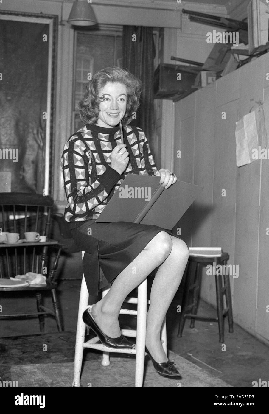 Sarah Churchill, actress daughter of Sir Winston Churchill, during ...