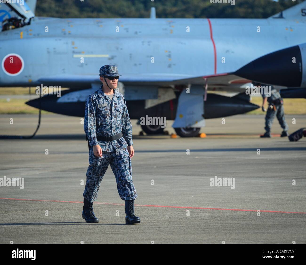 Gifu, Japan - Nov 10, 2019. Japan Air Self Defense Force (JASDF) air ...