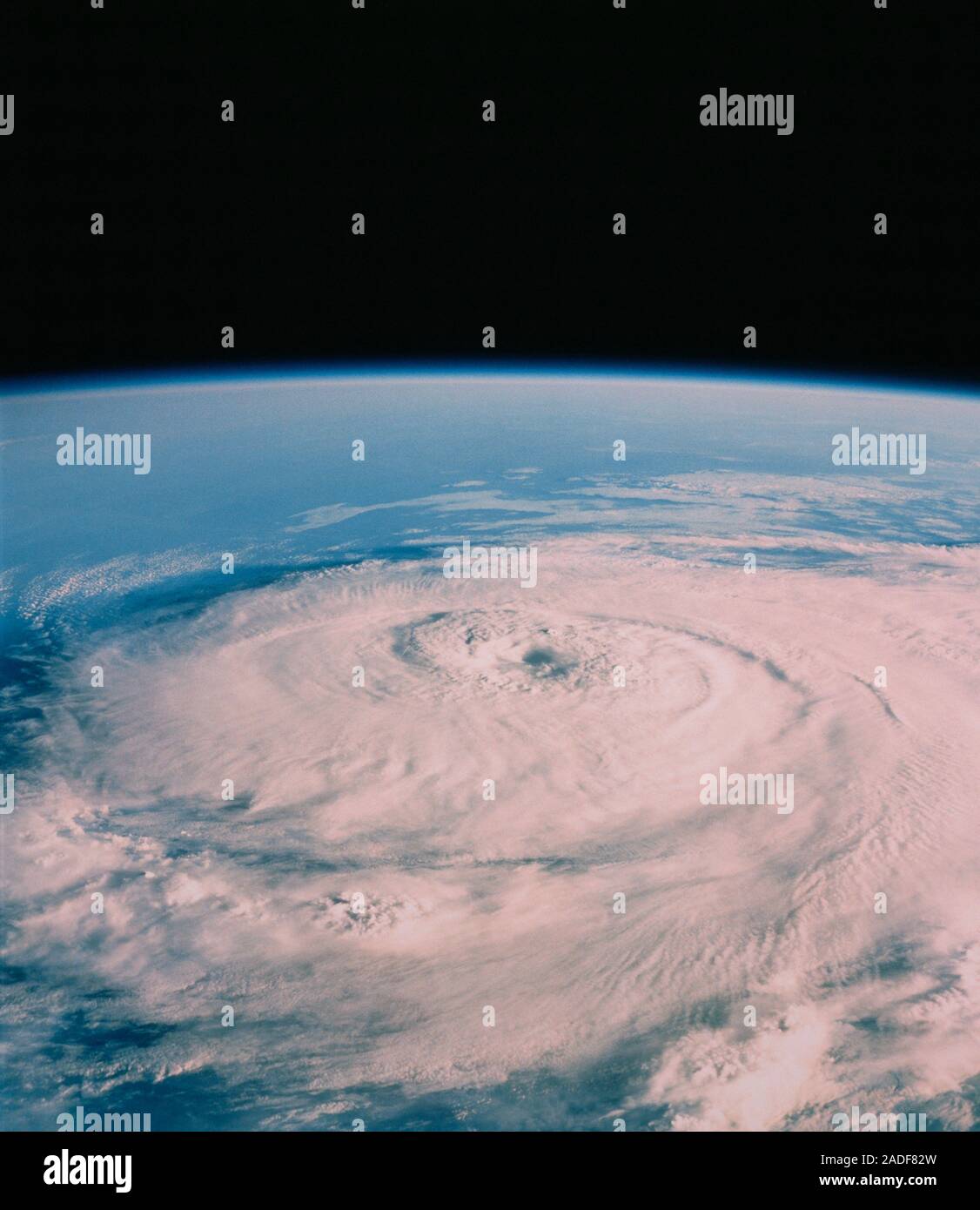 Hurricane Elena, photographed on 2 September 1985 from on board the ...