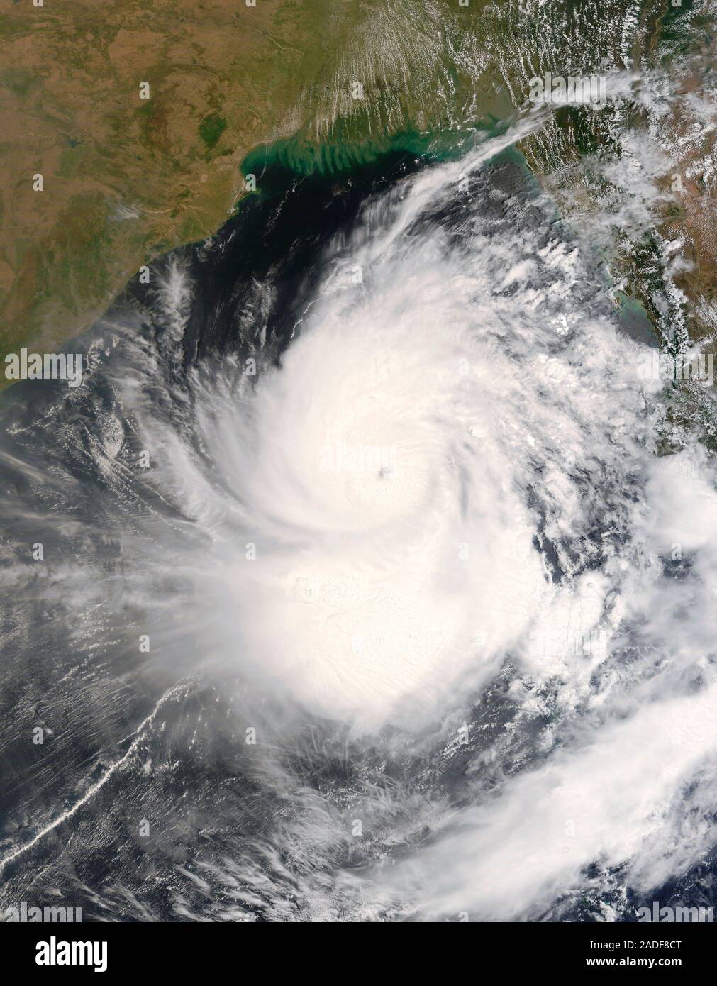 Tropical cyclone Nargis. TERRA satellite image of tropical cyclone ...