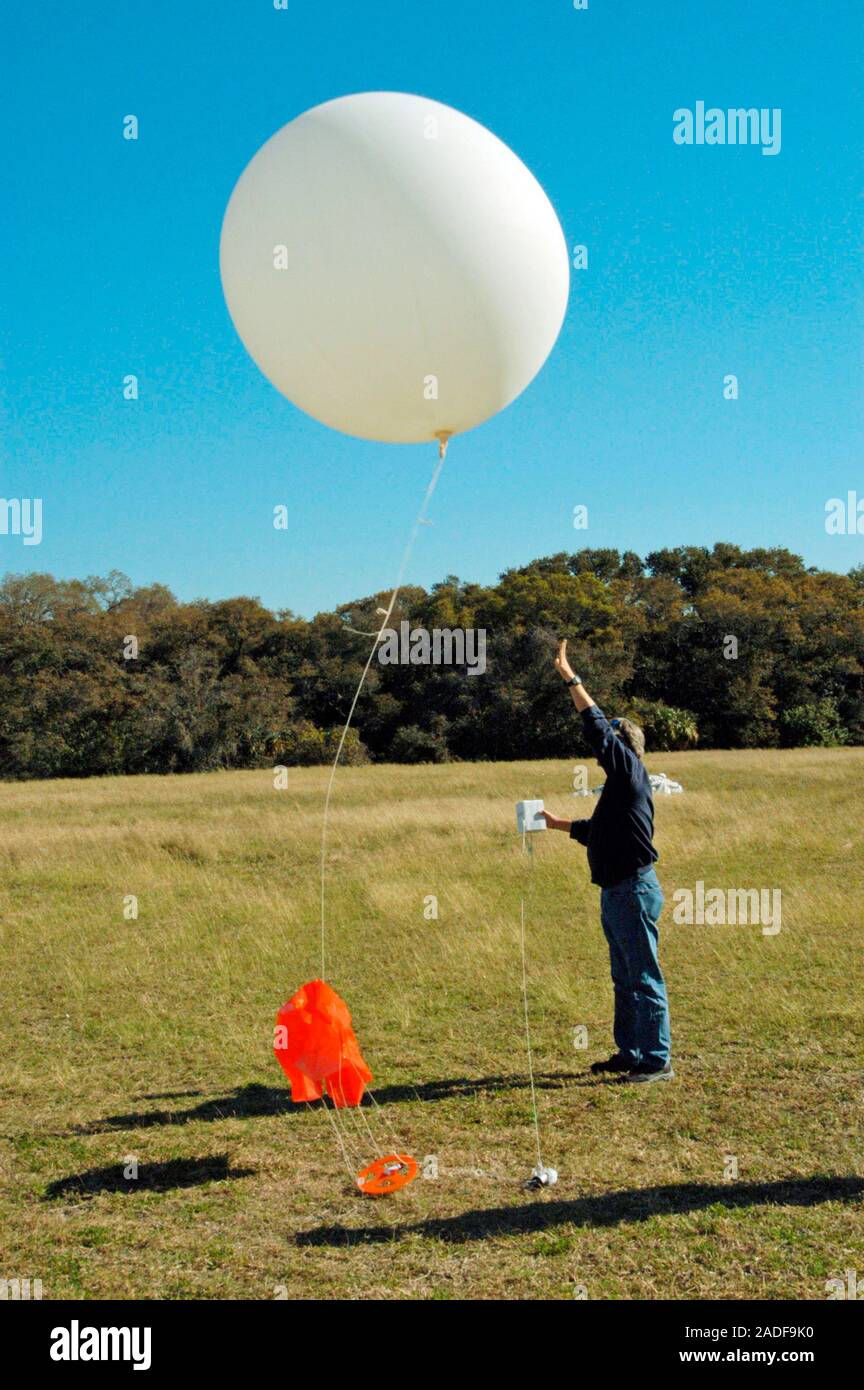 NASA weather balloon being launched from Cape Canaveral Air Force to ...