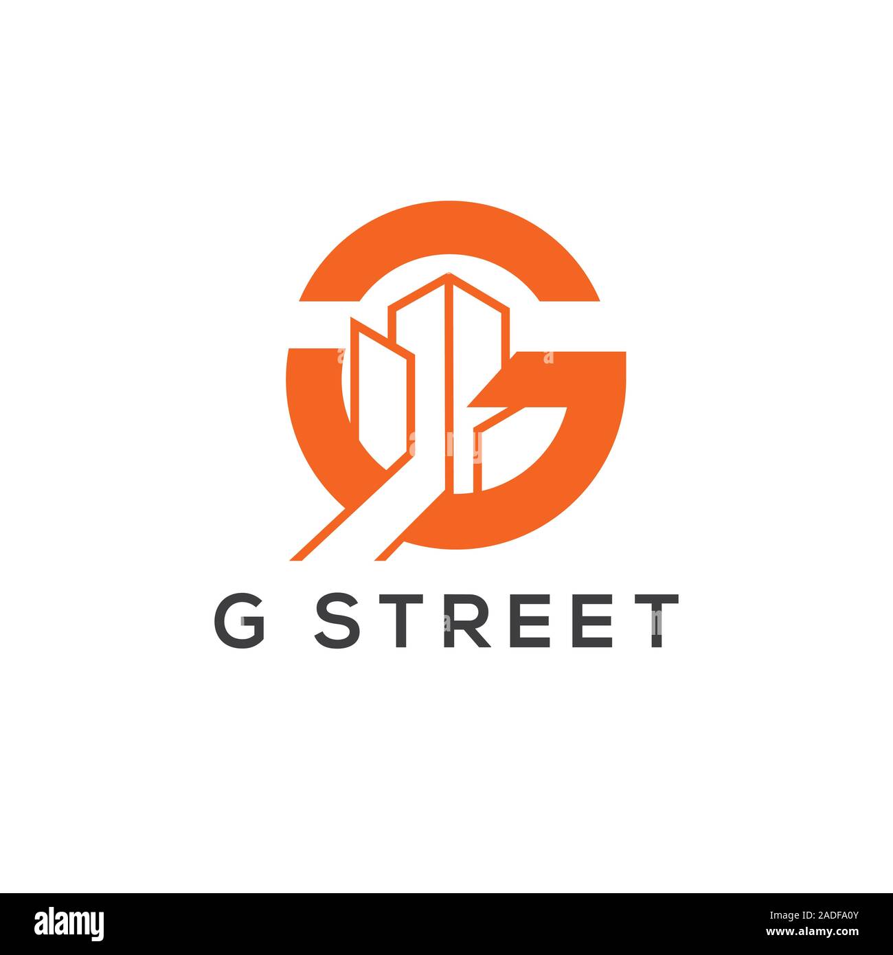 Street vector logo . GL design. Letters G, emblem Stock Vector Image ...
