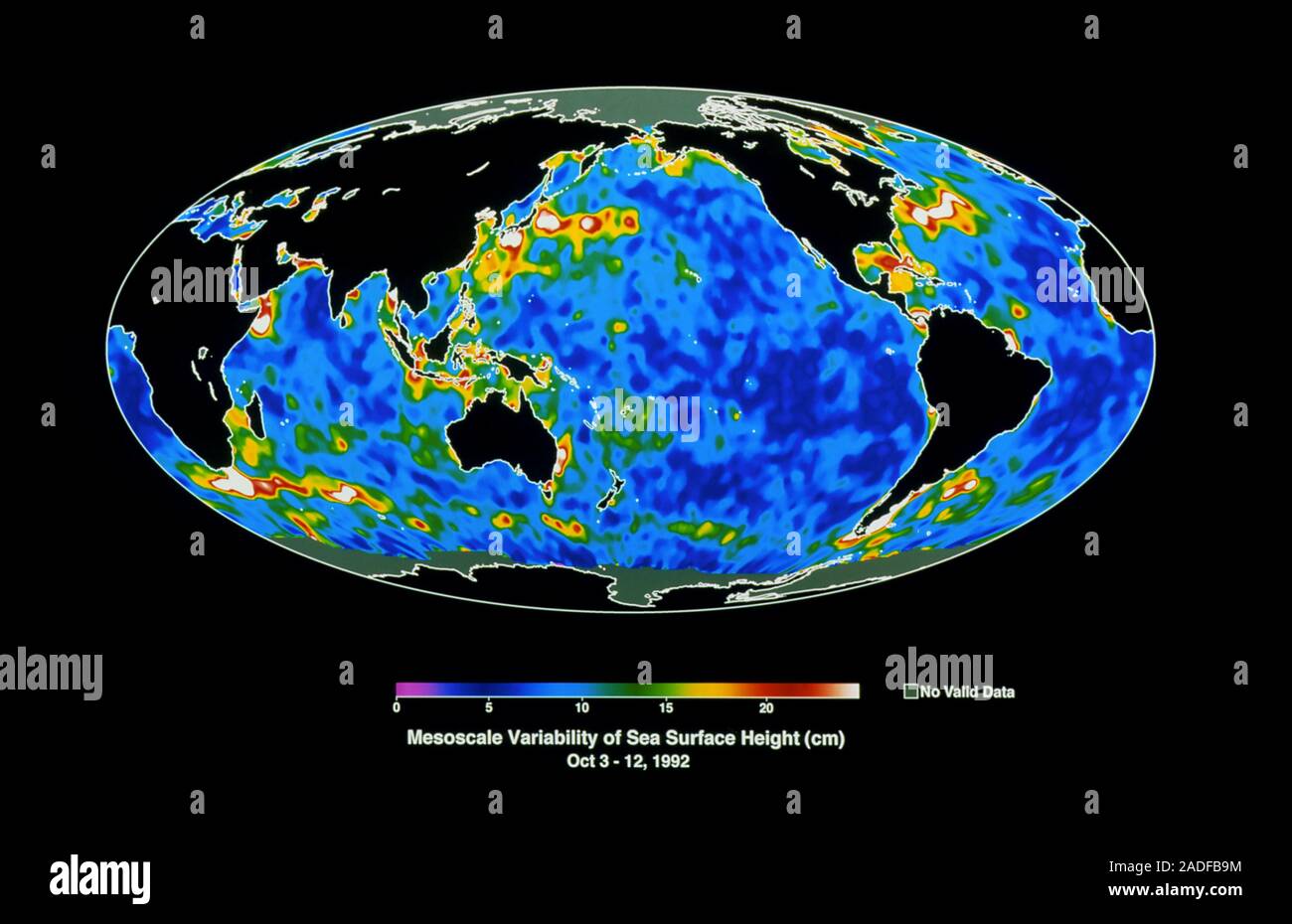 Map of the world's major ocean currents. This image is derived from ...