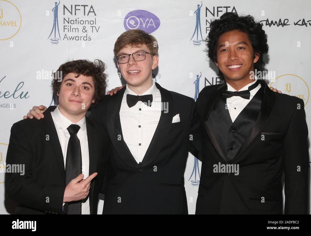 Los Angeles, California, USA. 3rd Dec, 2019. Austin Zajur, Gabe Rush ...